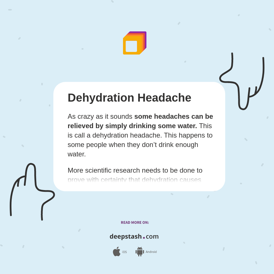 Dehydration Headache - Deepstash