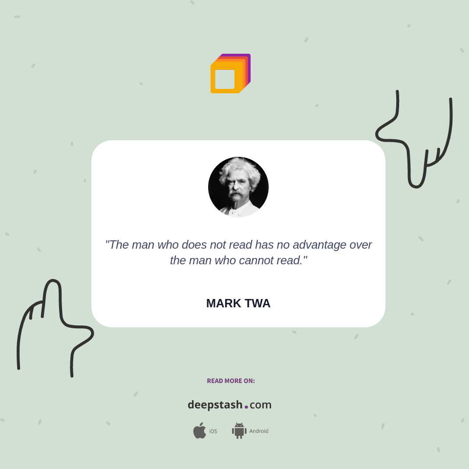Quote by MARK TWA - Deepstash