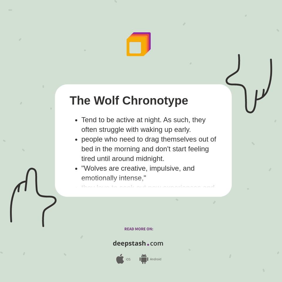 The Wolf Chronotype - Deepstash