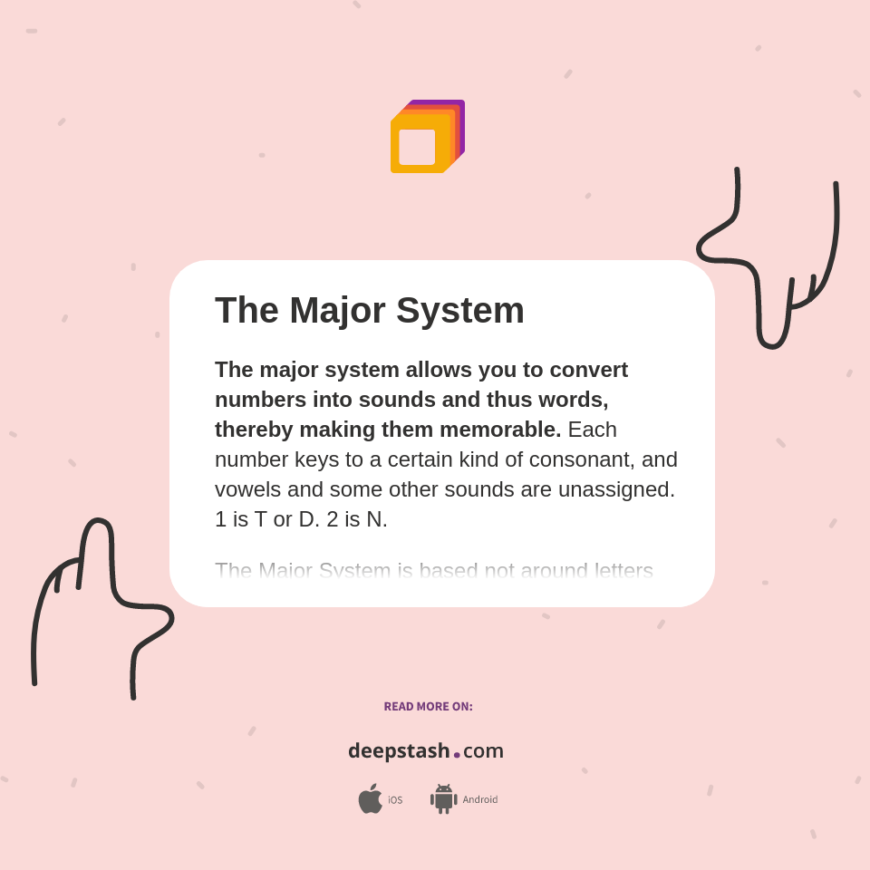 The Major System - Deepstash