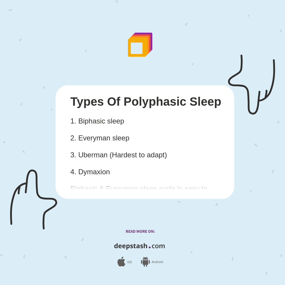 Types Of Polyphasic Sleep - Deepstash