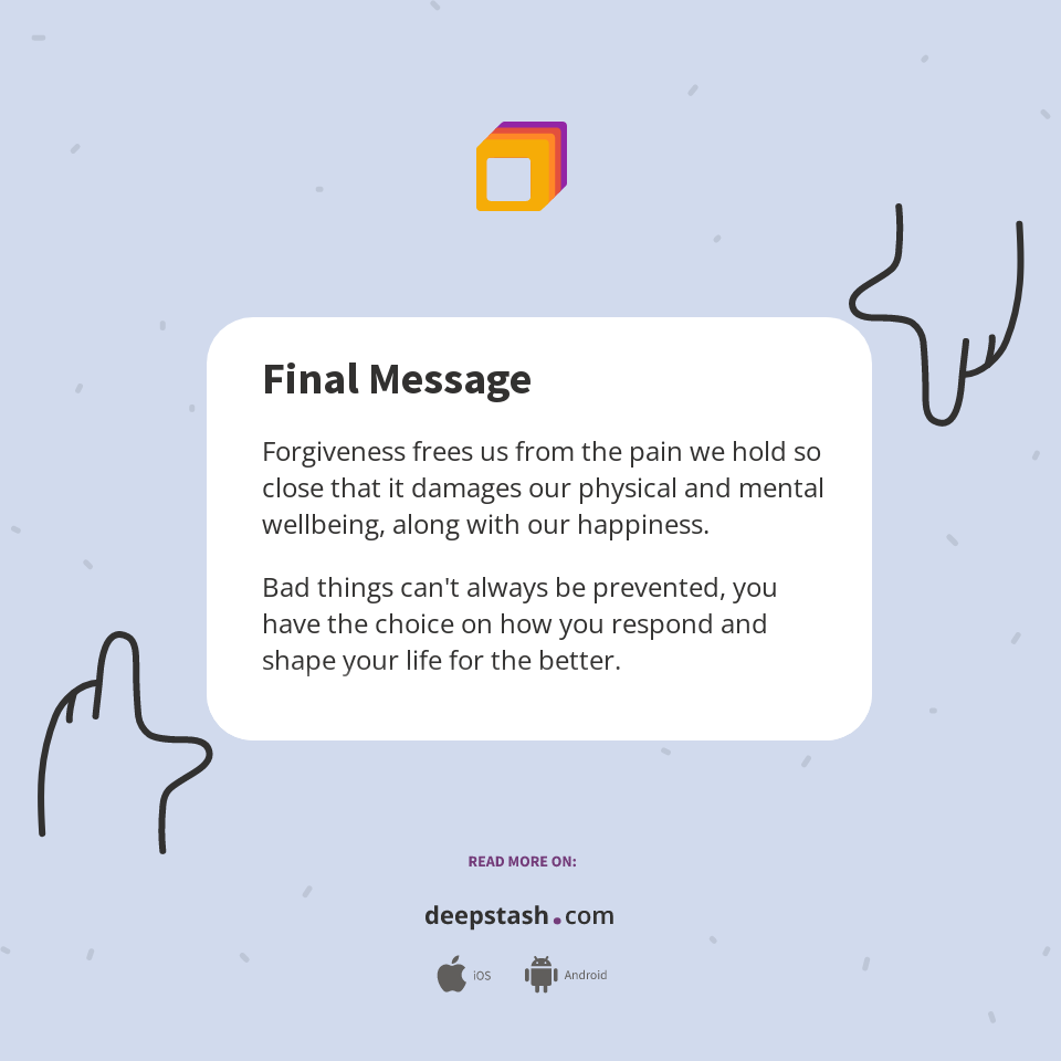 Final Message Deepstash