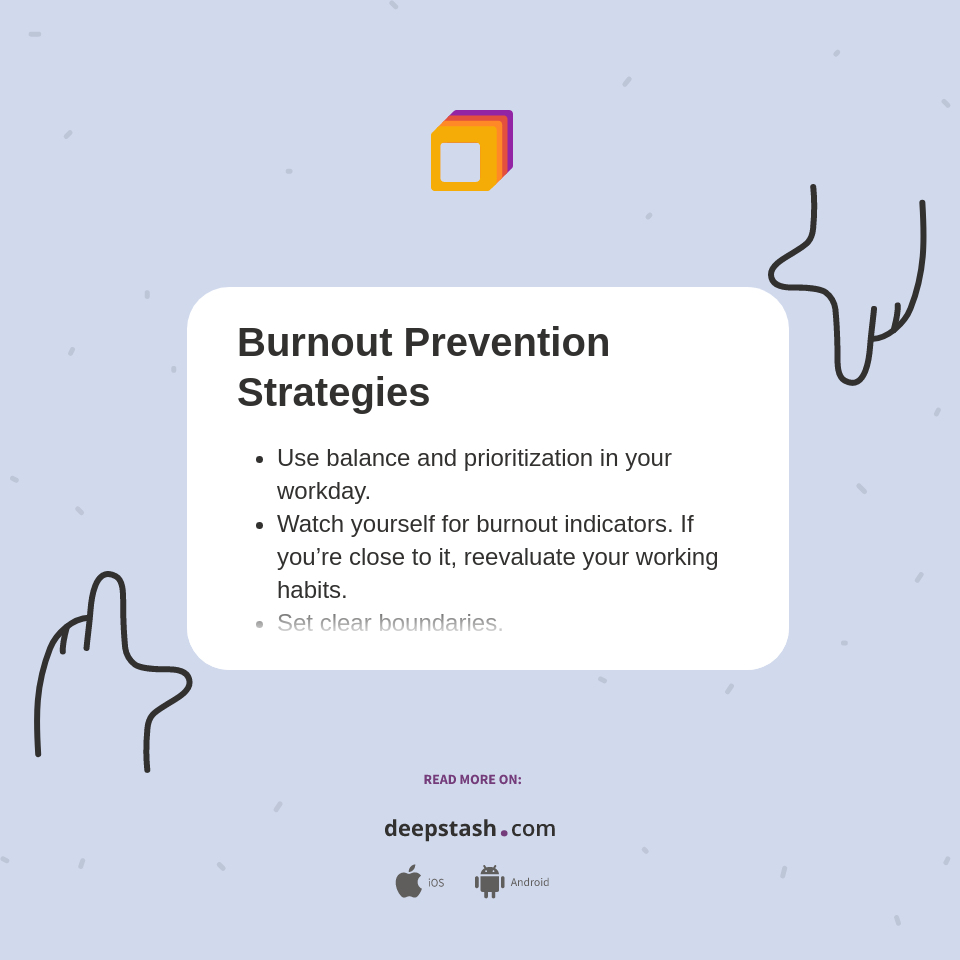 Burnout Prevention Strategies - Deepstash