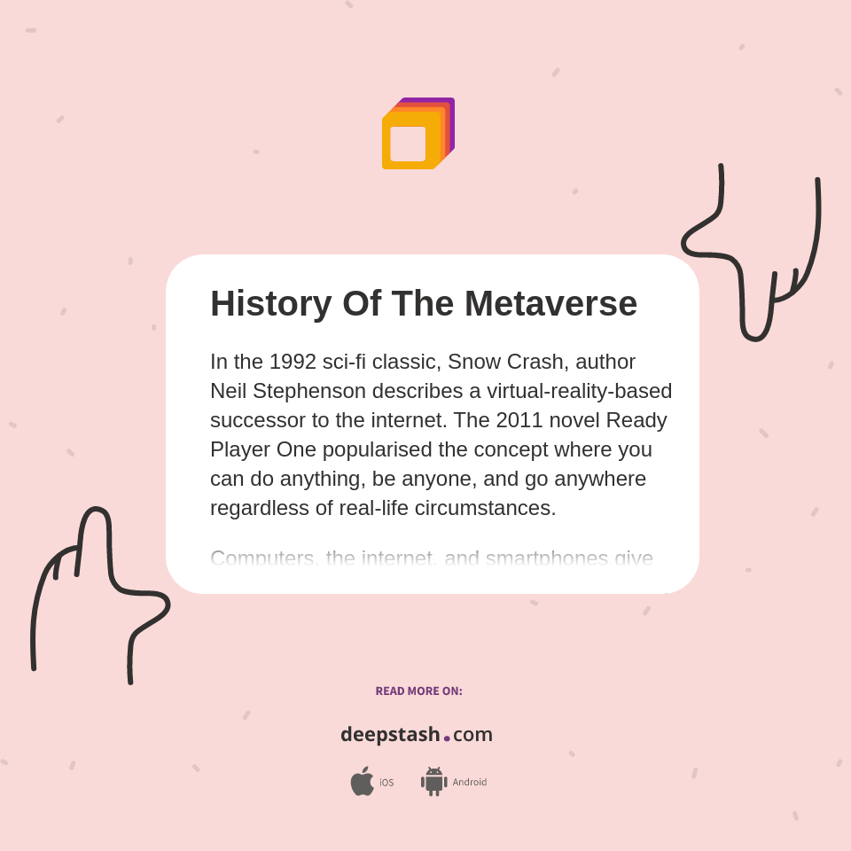 History Of The Metaverse - Deepstash