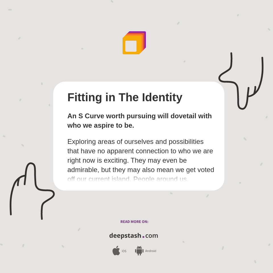 Fitting in The Identity - Deepstash