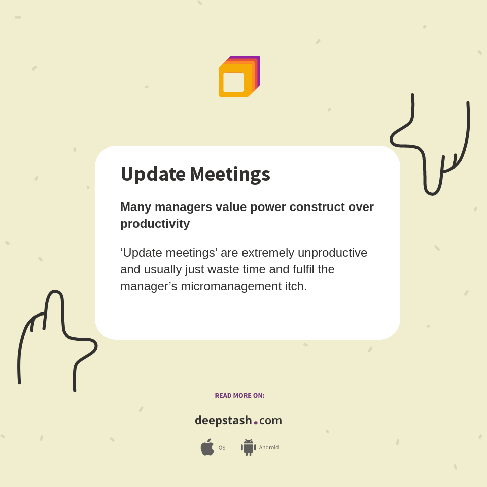 Update Meetings - Deepstash
