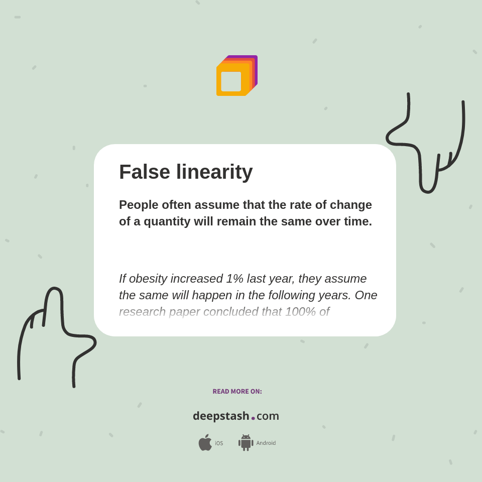 False linearity - Deepstash