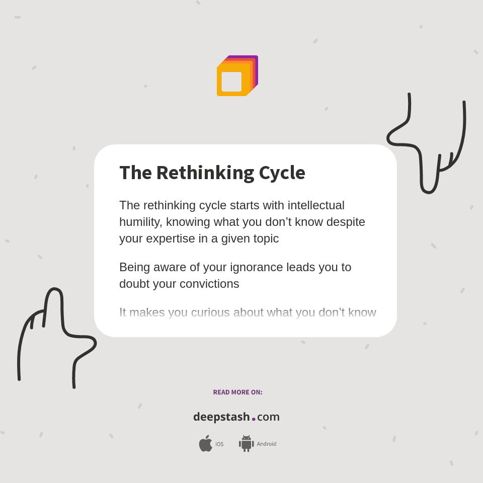 The Rethinking Cycle - Deepstash