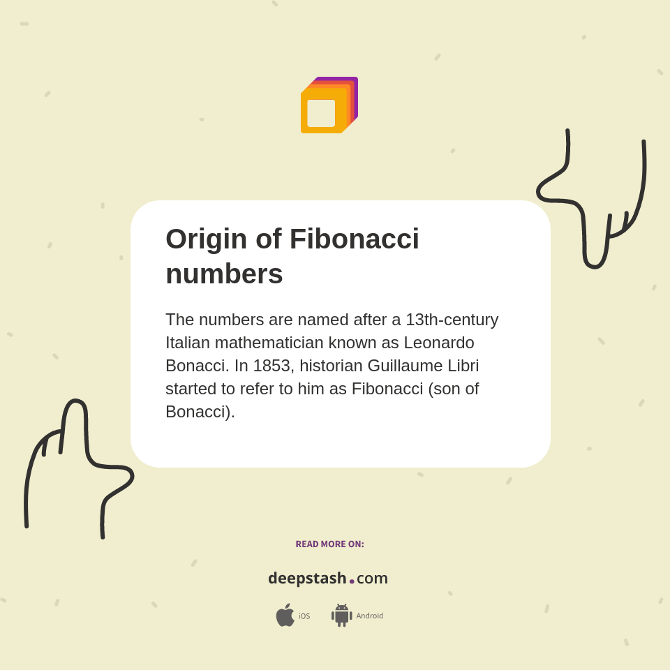 Origin of Fibonacci numbers - Deepstash