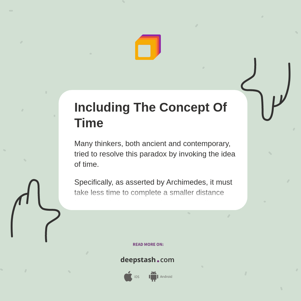 Including The Concept Of Time - Deepstash