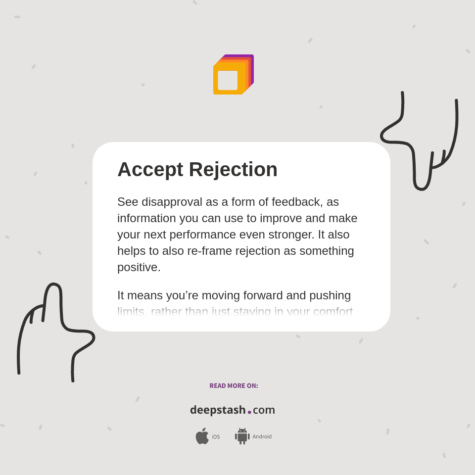 Accept Rejection - Deepstash