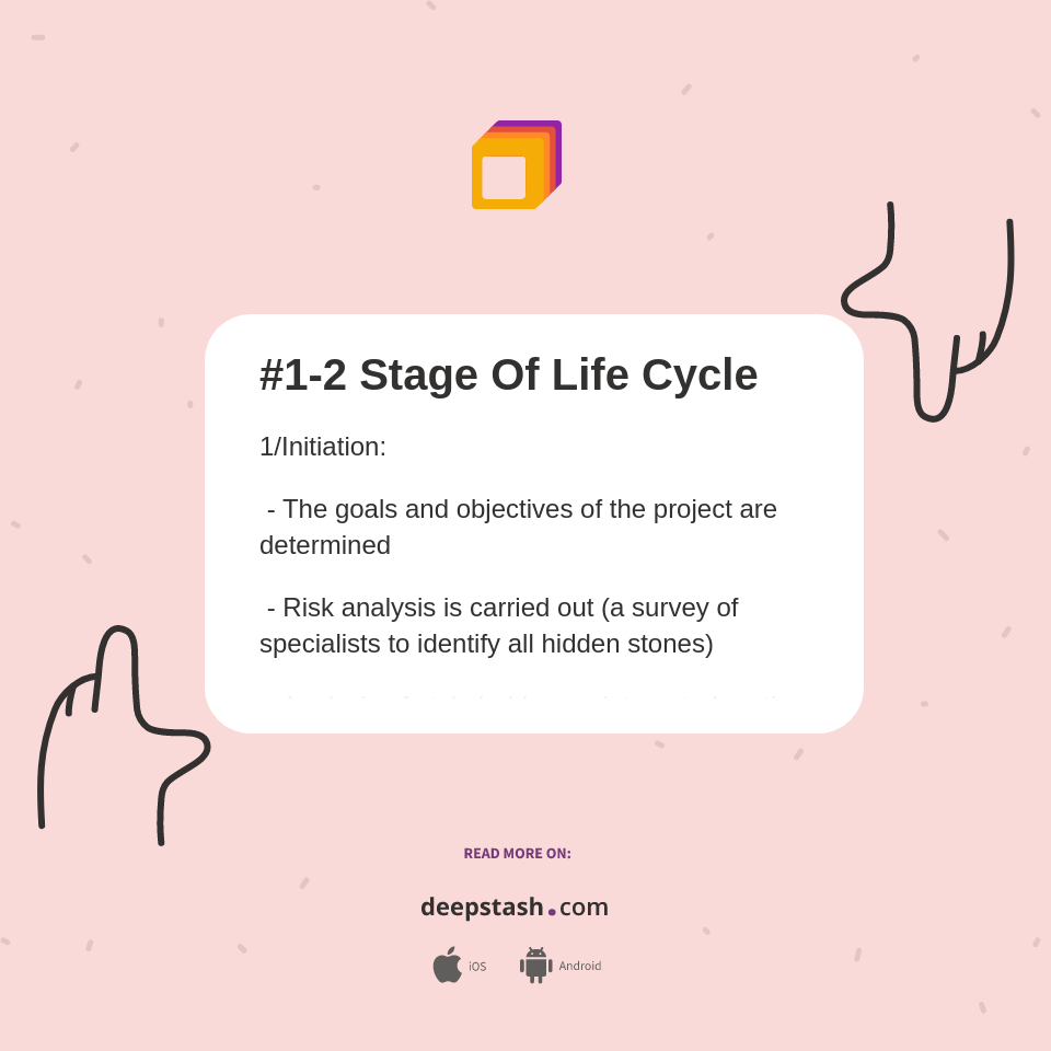 #1-2 Stage Of Life Cycle - Deepstash
