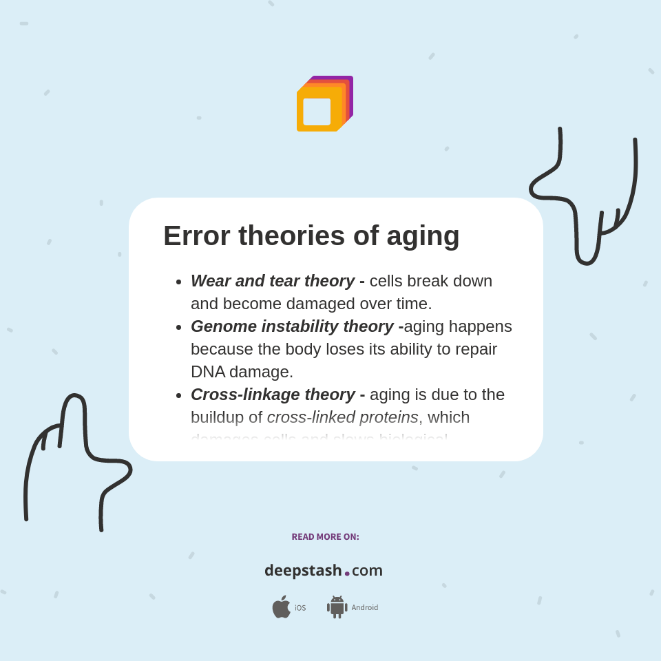 Error theories of aging - Deepstash