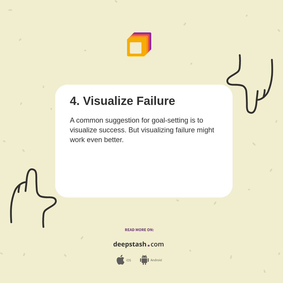 4. Visualize Failure - Deepstash