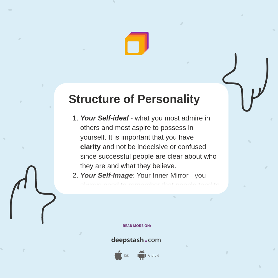 Structure of Personality - Deepstash