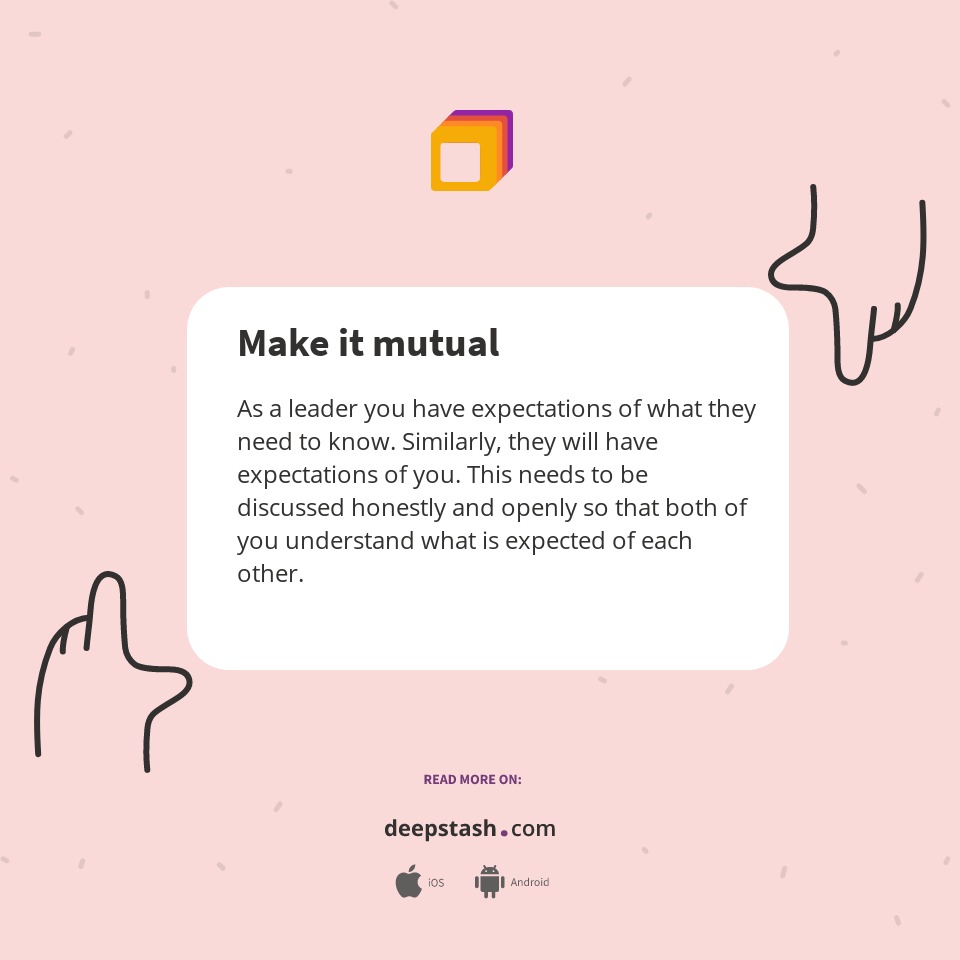 Make it mutual - Deepstash