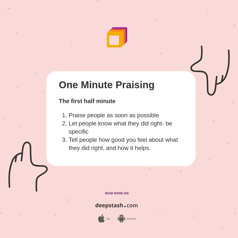 One Minute Praising - Deepstash