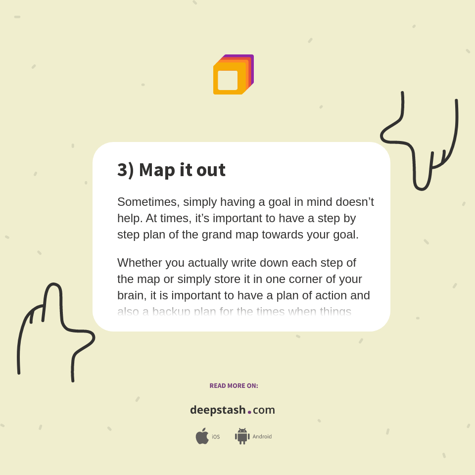3) Map it out - Deepstash