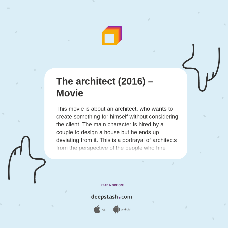 The architect (2016) – Movie - Deepstash