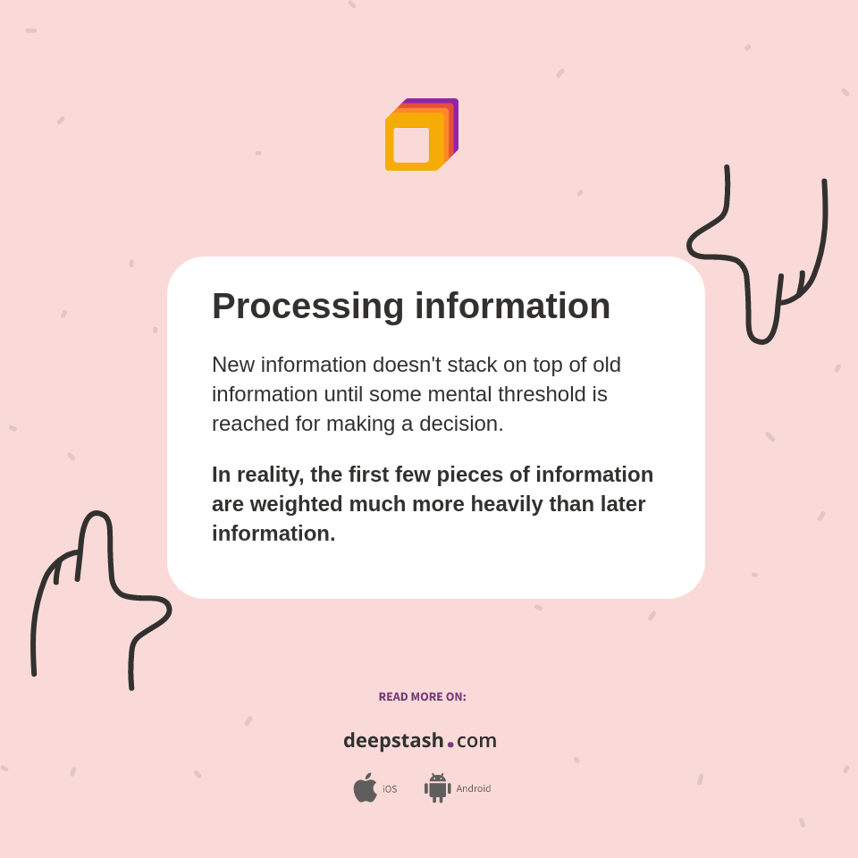 Processing information - Deepstash