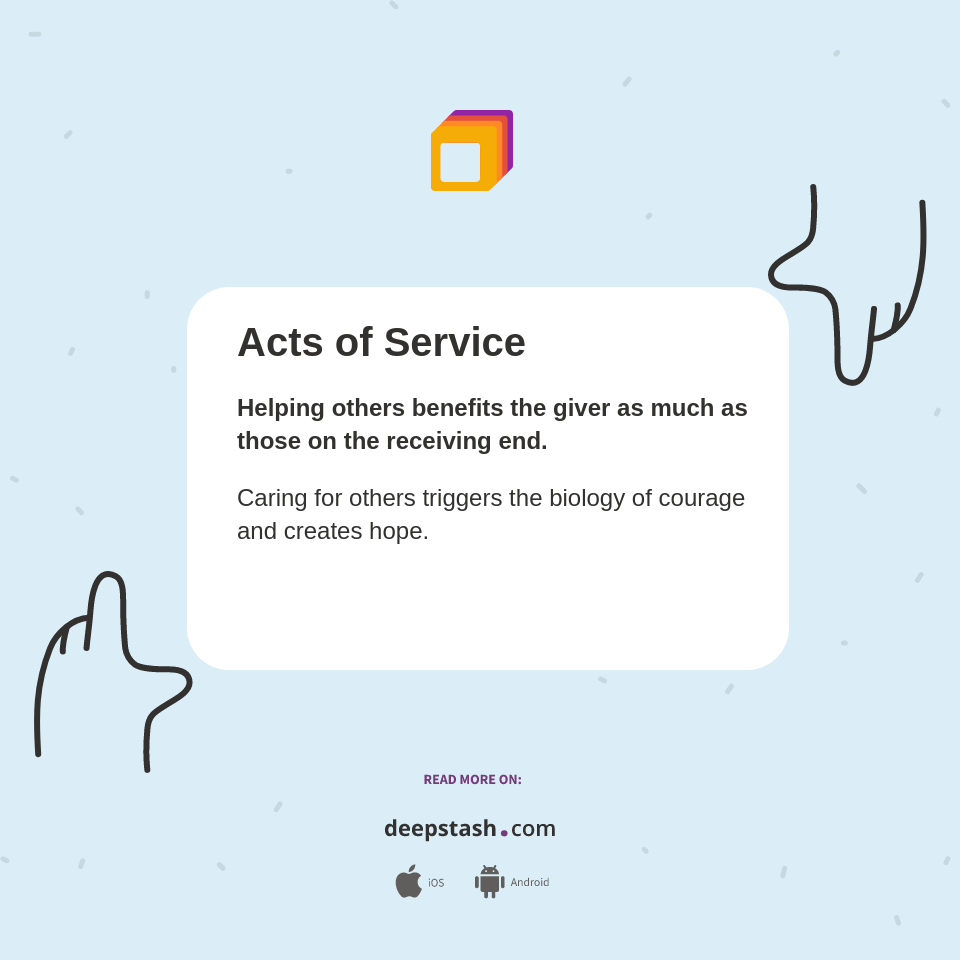 Acts of Service - Deepstash
