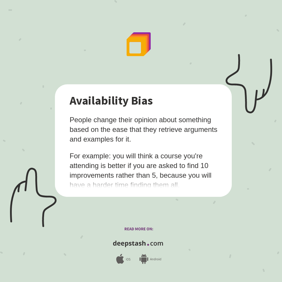 Availability Bias - Deepstash