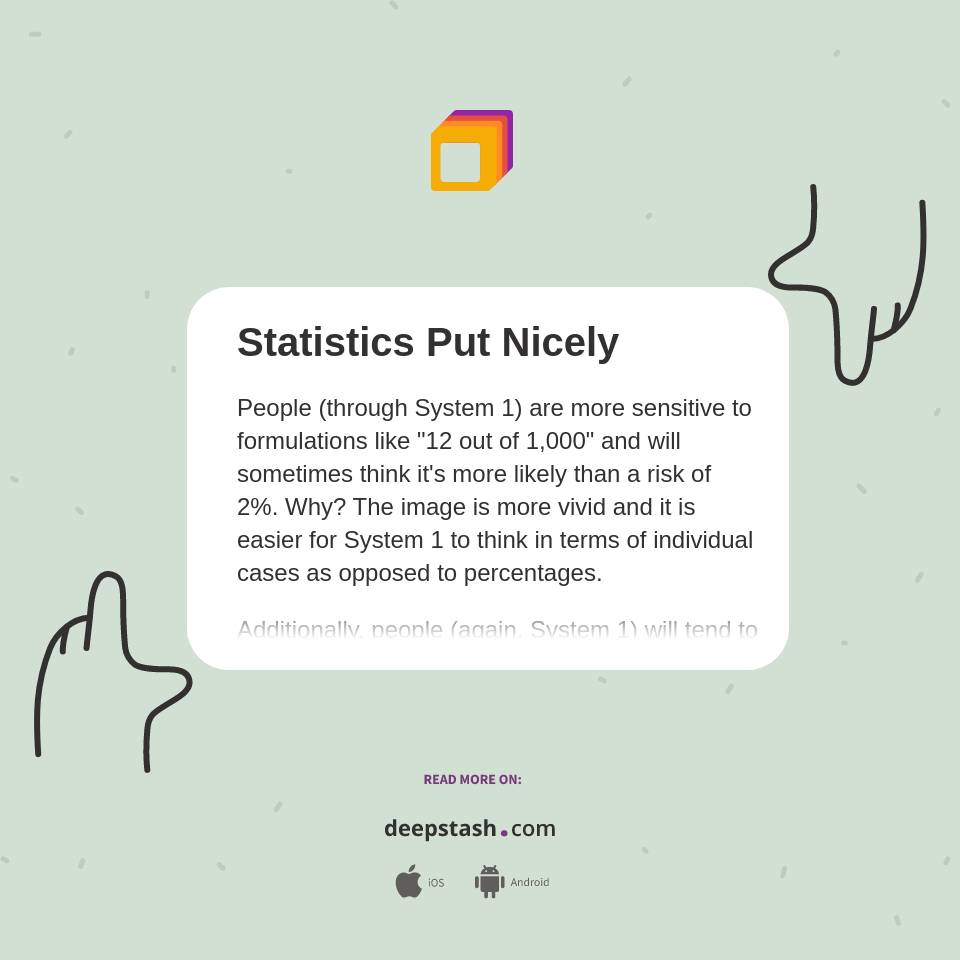 Statistics Put Nicely - Deepstash