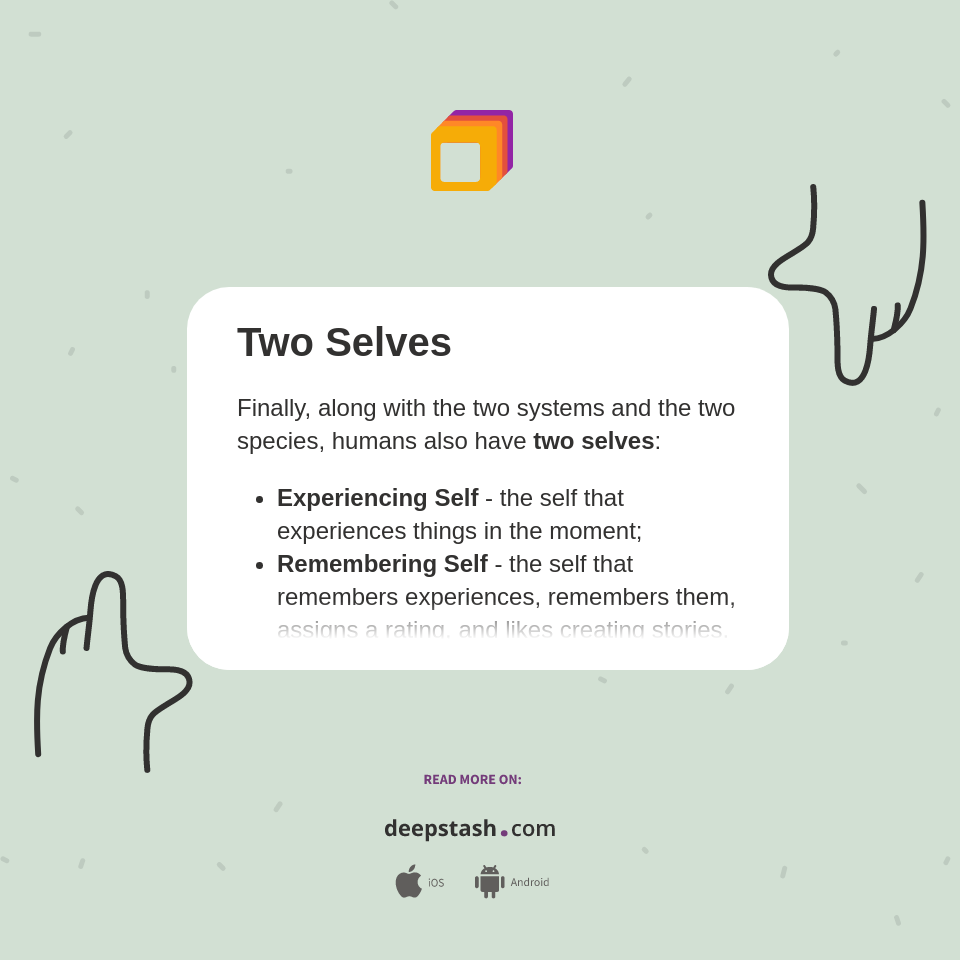 Two Selves - Deepstash