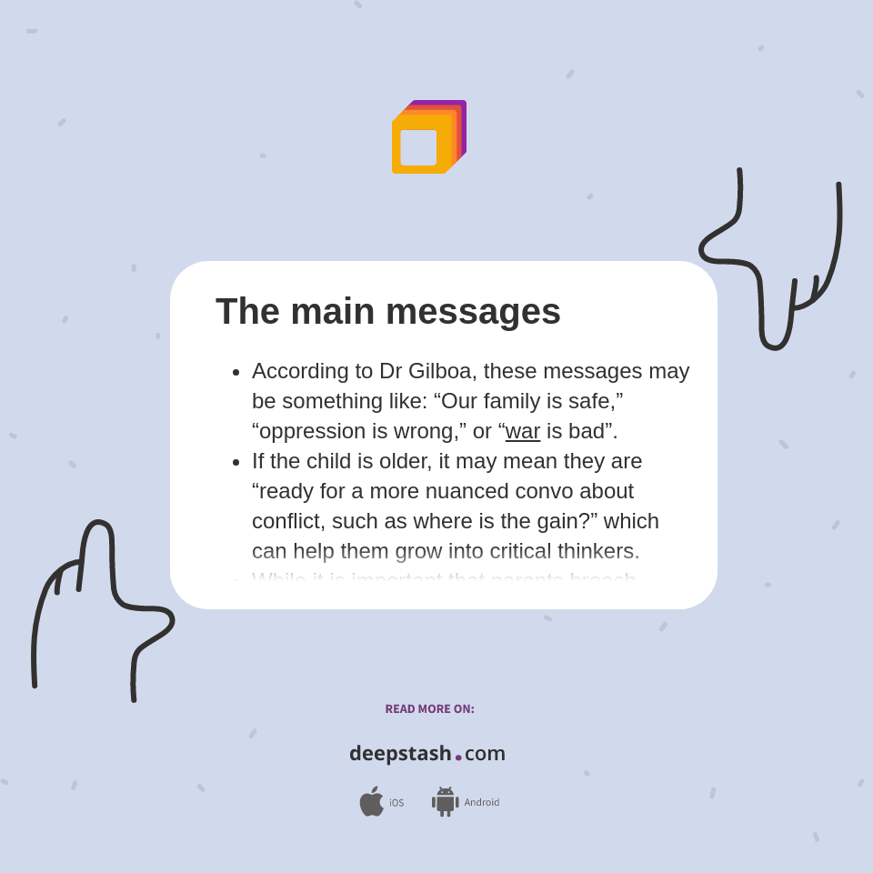 The main messages - Deepstash