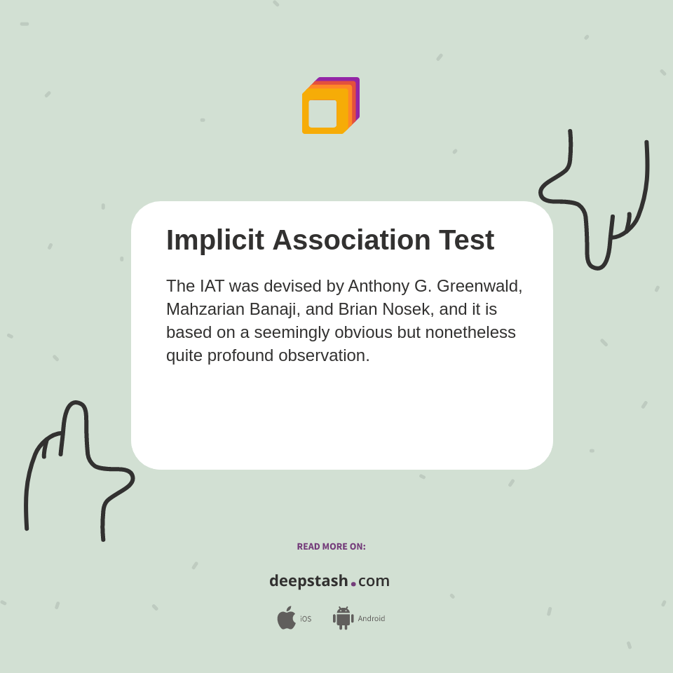 Implicit Association Test - Deepstash
