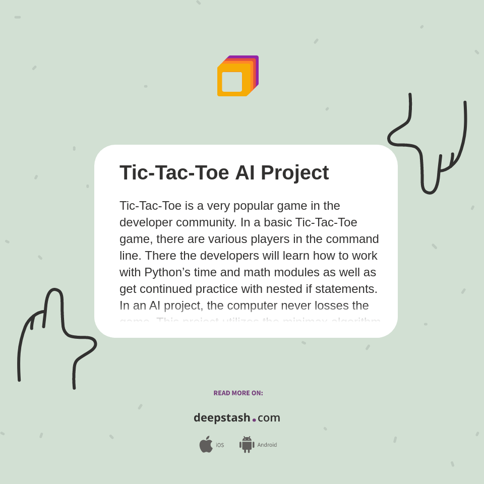 Tic-Tac-Toe AI Project - Deepstash