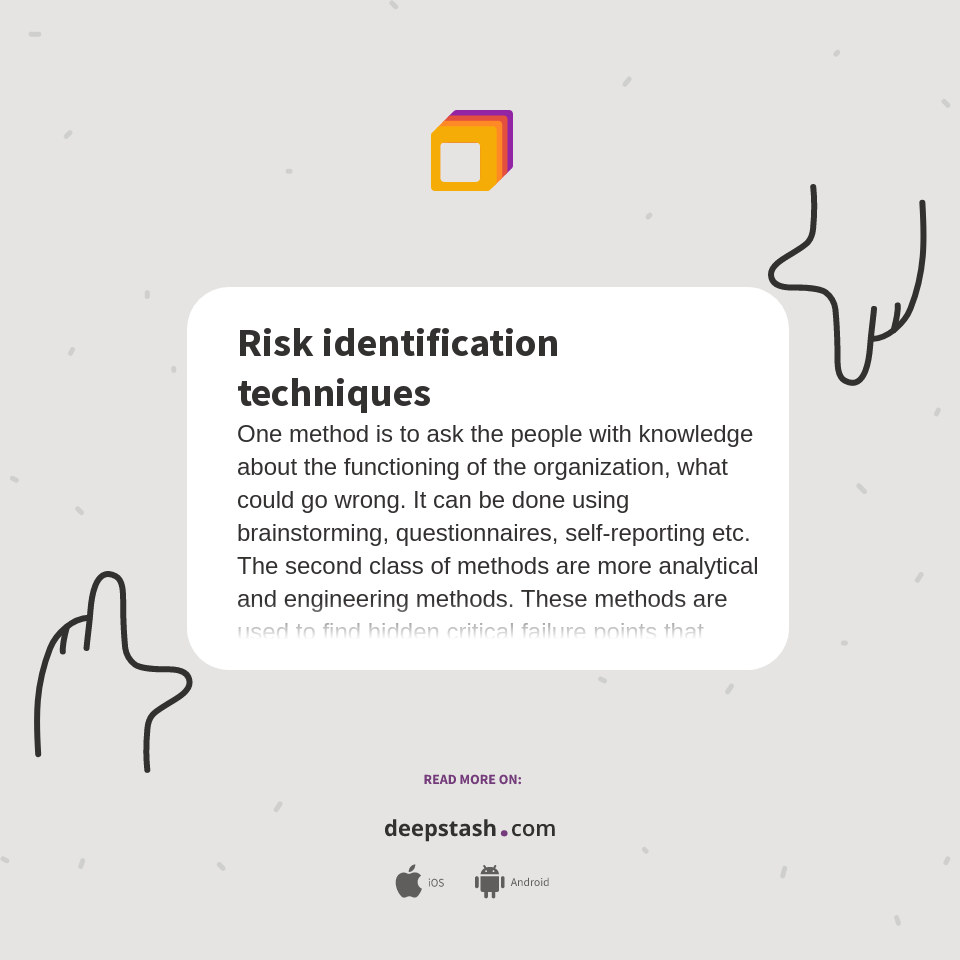 Risk identification techniques - Deepstash