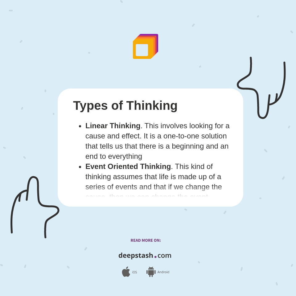 Types of Thinking - Deepstash