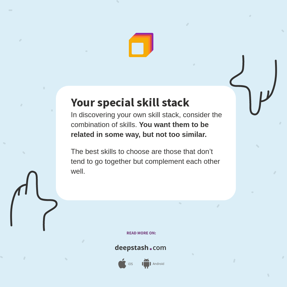 Your special skill stack - Deepstash