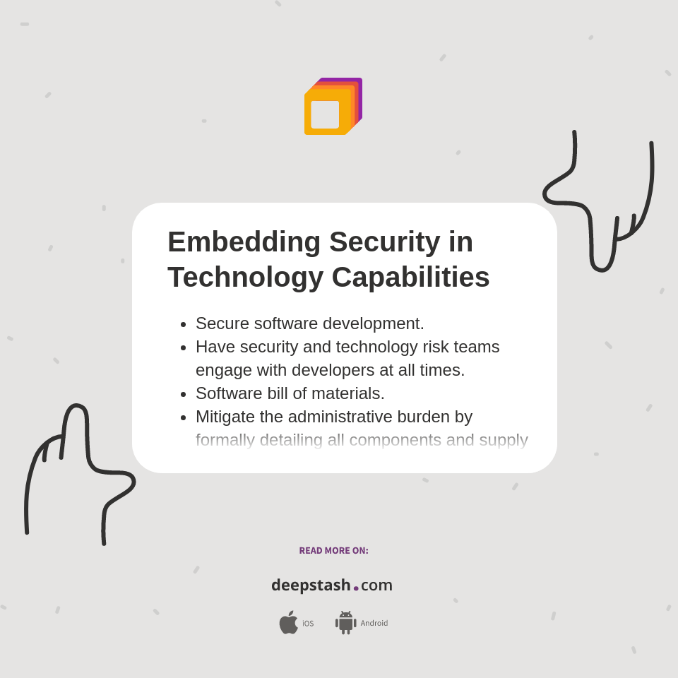Embedding Security in Technology Capabilities - Deepstash