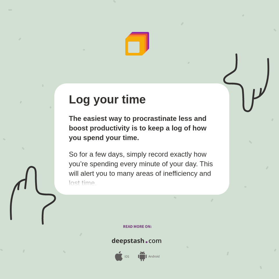 Log your time - Deepstash