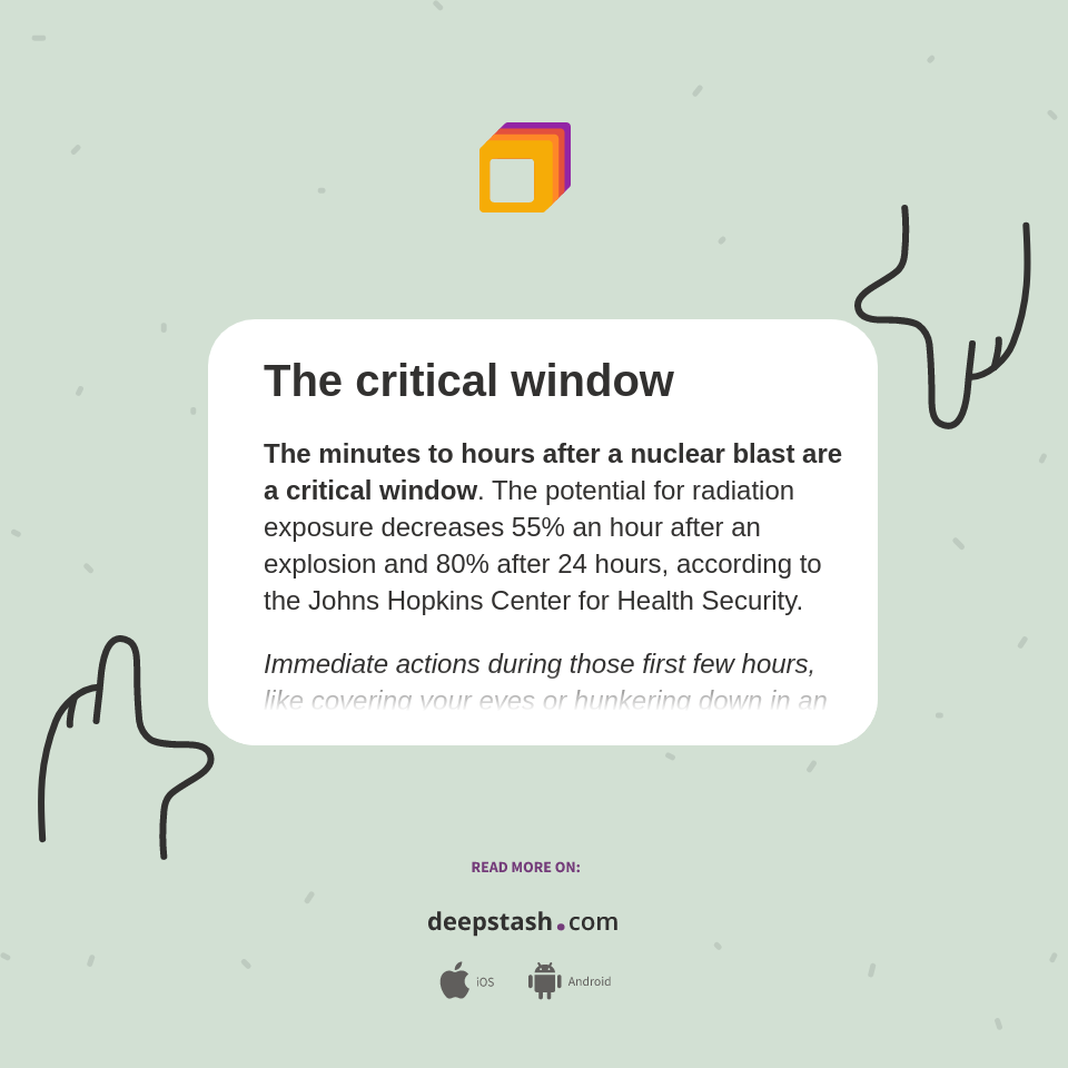 The critical window - Deepstash