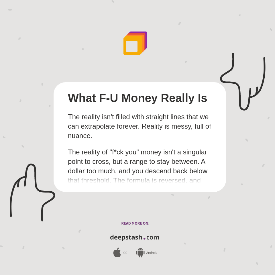 what-f-u-money-really-is-deepstash