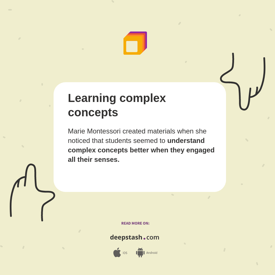Learning complex concepts - Deepstash