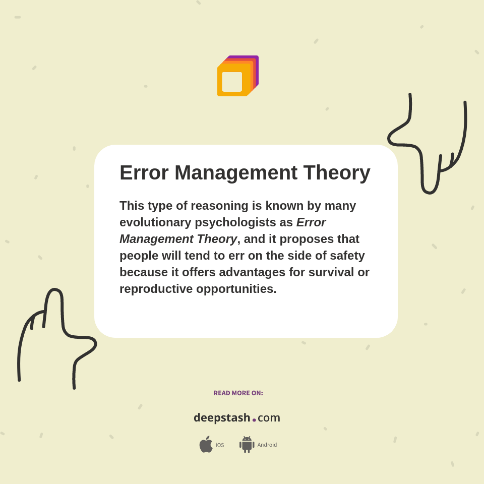 Error Management Theory - Deepstash