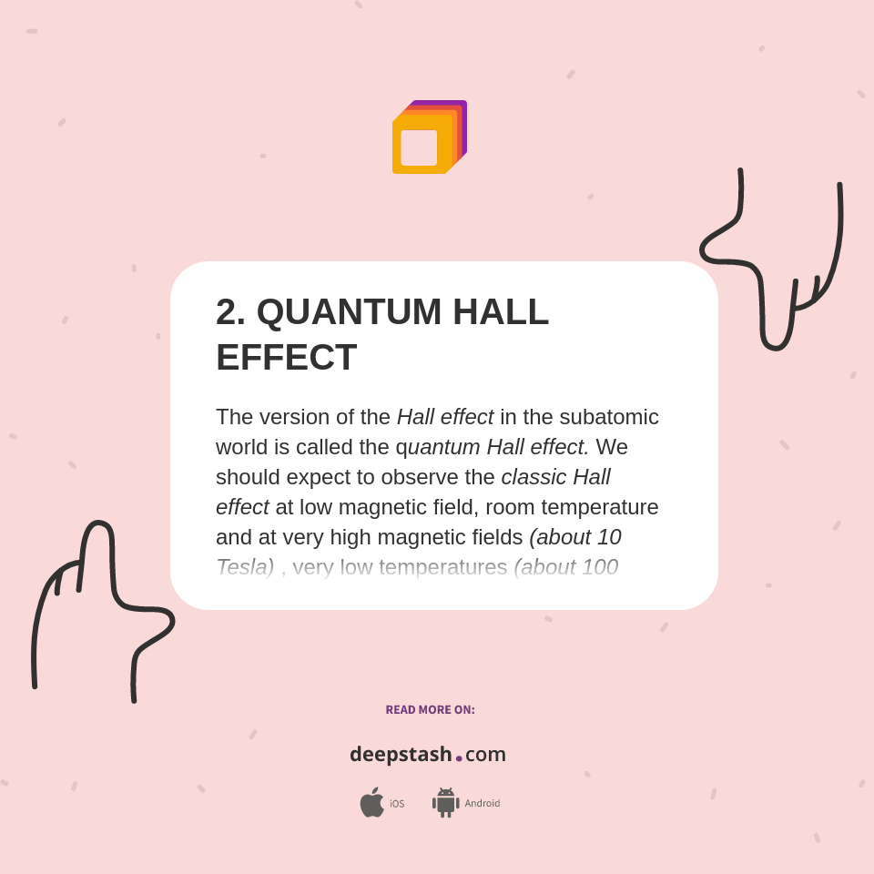 2. QUANTUM HALL EFFECT - Deepstash