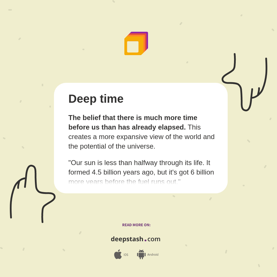 Deep time - Deepstash