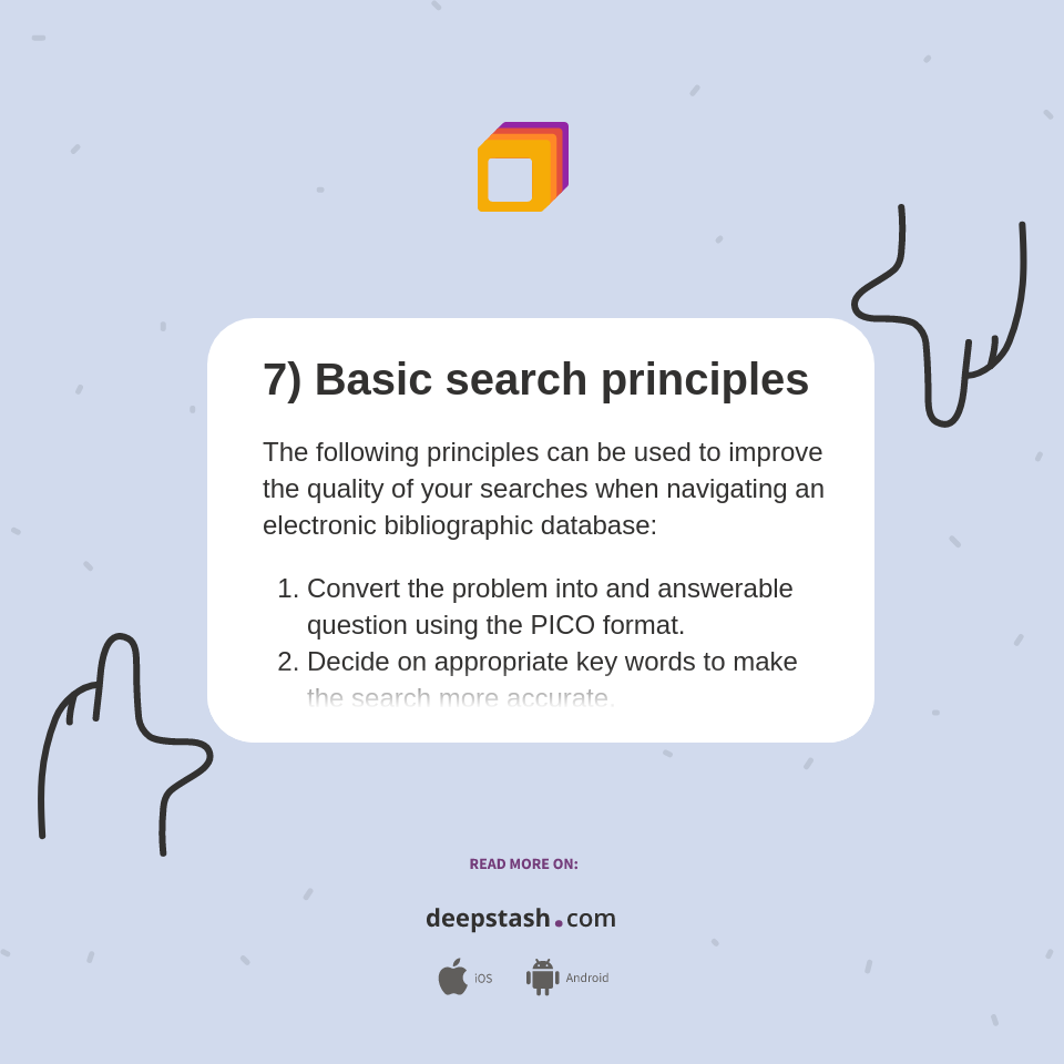 7) Basic search principles - Deepstash