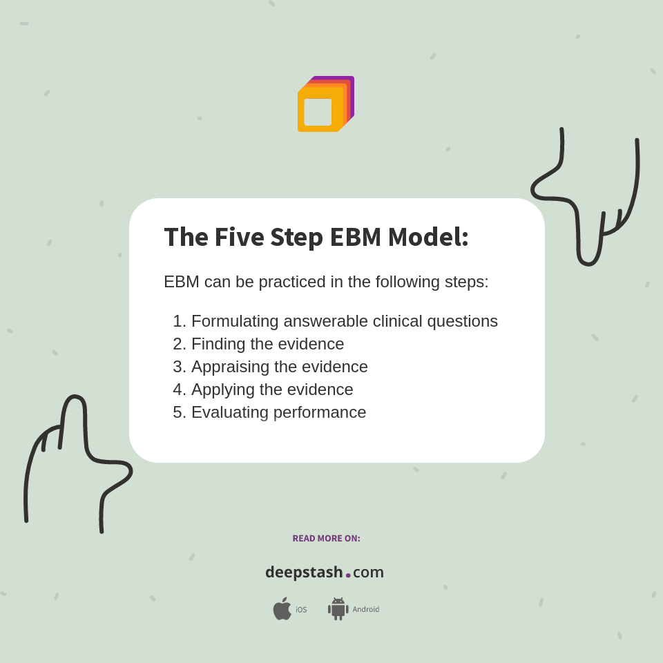 The Five Step EBM Model: - Deepstash