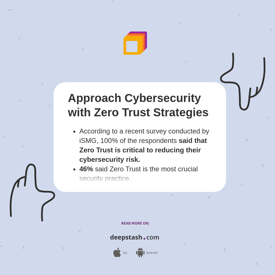 Approach Cybersecurity with Zero Trust Strategies - Deepstash