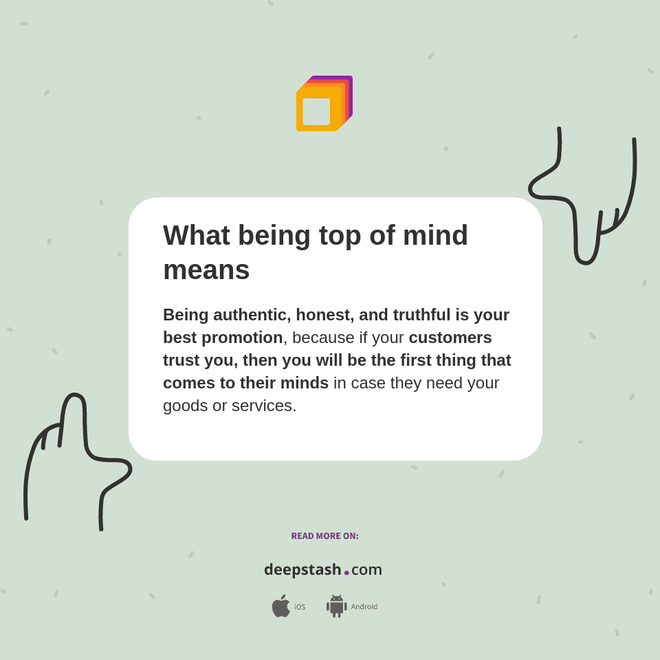What being top of mind means - Deepstash