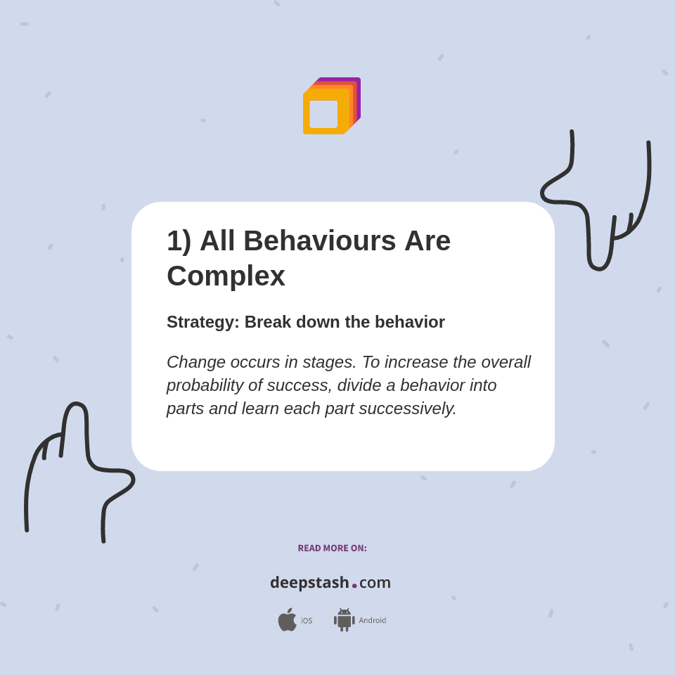 1) All Behaviours Are Complex - Deepstash