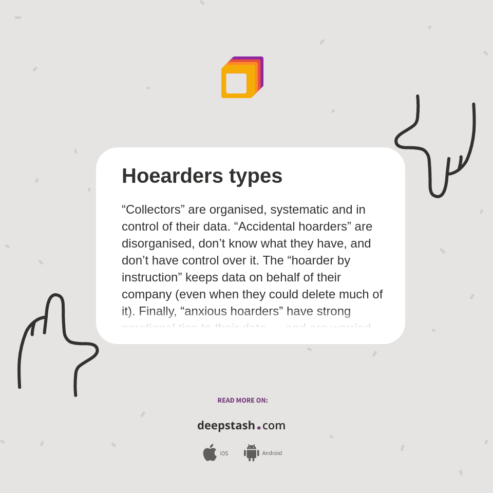 Hoearders types - Deepstash