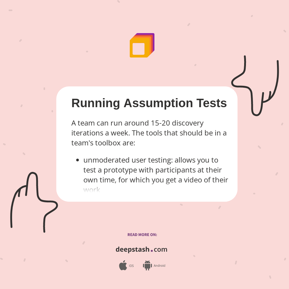 Running Assumption Tests - Deepstash