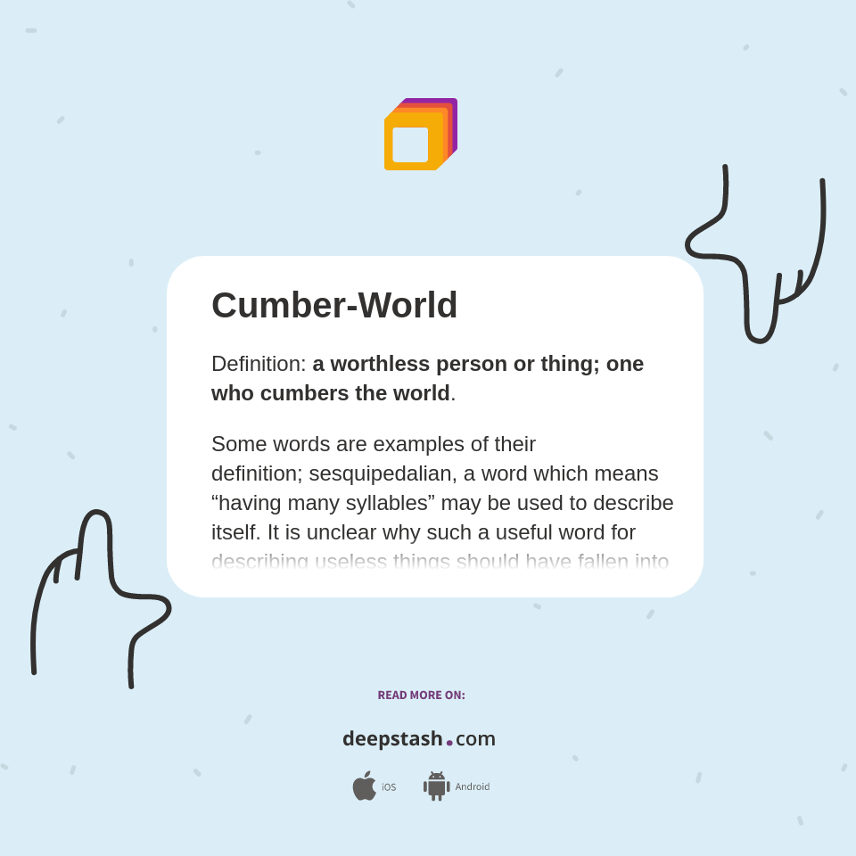 Cumber-World - Deepstash